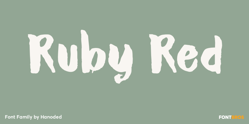 Ruby Red Font Family by Hanoded | Font Bros