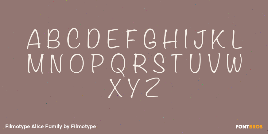 Filmotype Alice Family Font Bundle by Filmotype | Font Bros