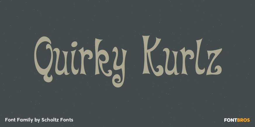 Quirky Kurlz Font Family by Scholtz Fonts | Font Bros