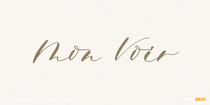 Mon Voir Font Family by Great Lakes Lettering | Font Bros