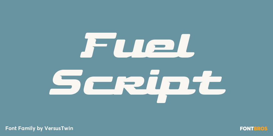Fuel Script Font Family by VersusTwin | Font Bros
