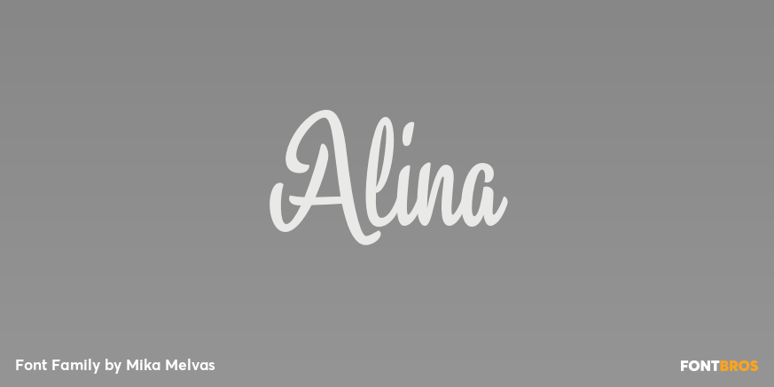 Alina Font Family by Mika Melvas | Font Bros
