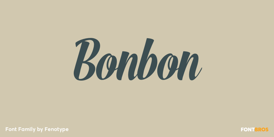 Bonbon Font Family by Fenotype | Font Bros
