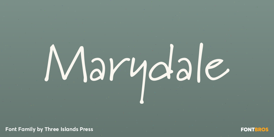 Marydale Font Family by Three Islands Press | Font Bros