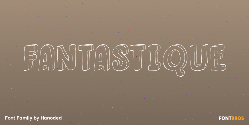 Fantastique Font Family by Hanoded | Font Bros