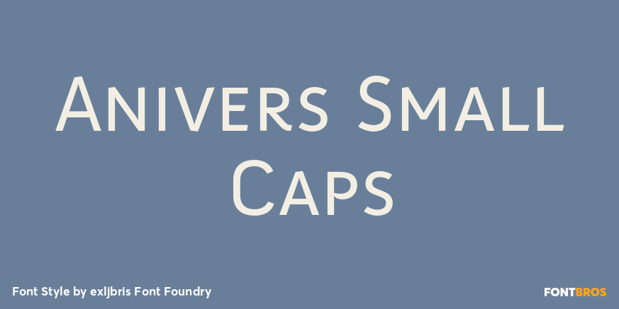 Anivers Small Caps Font Style by exljbris Font Foundry | Font Bros