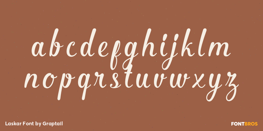 Laskar Font Font Family by Graptail | Font Bros