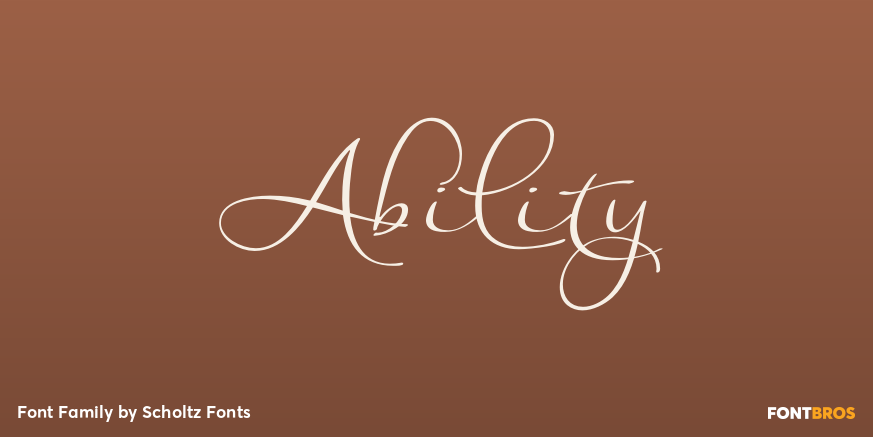 Ability Font Family by Scholtz Fonts | Font Bros