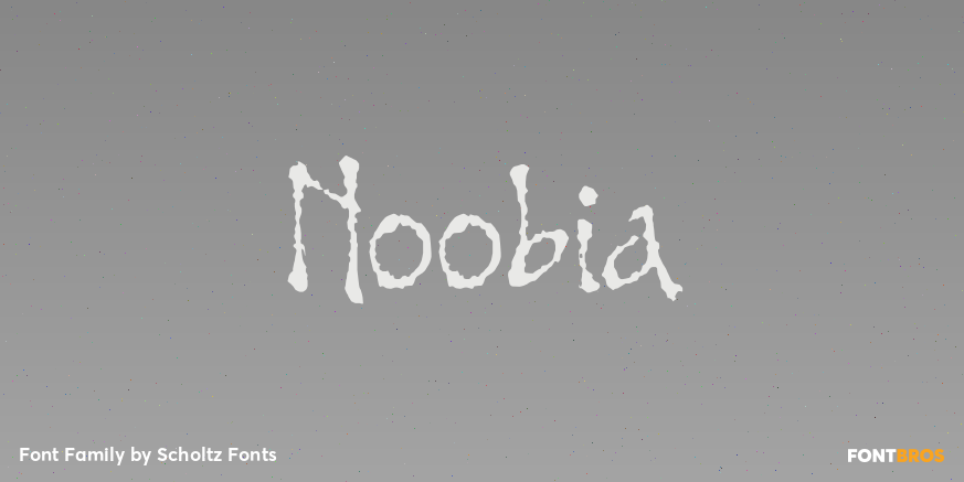 Noobia Font Family by Scholtz Fonts | Font Bros