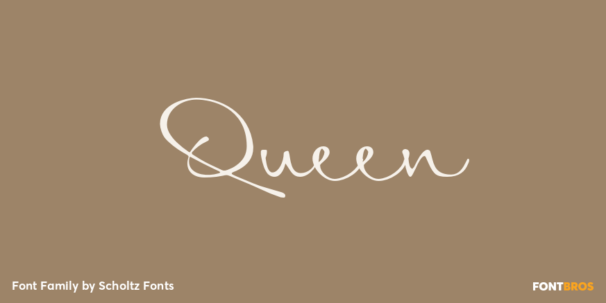 Queen Font Family by Scholtz Fonts | Font Bros