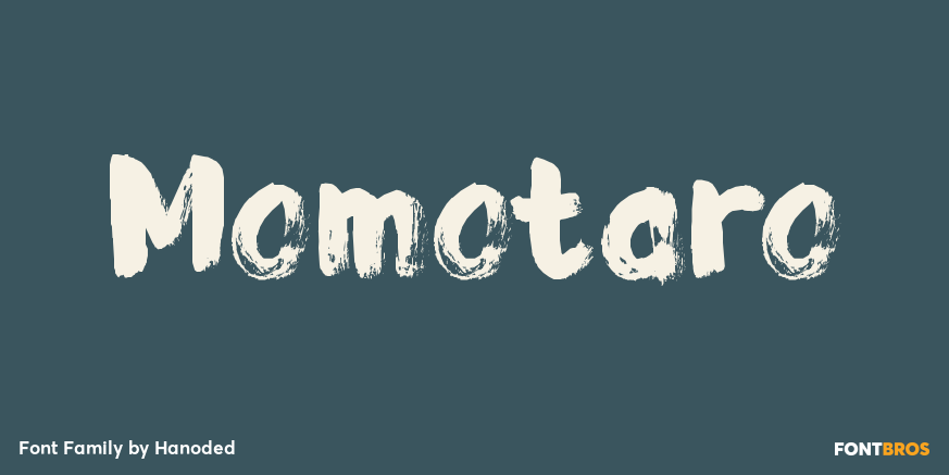 Momotaro Font Family by Hanoded | Font Bros