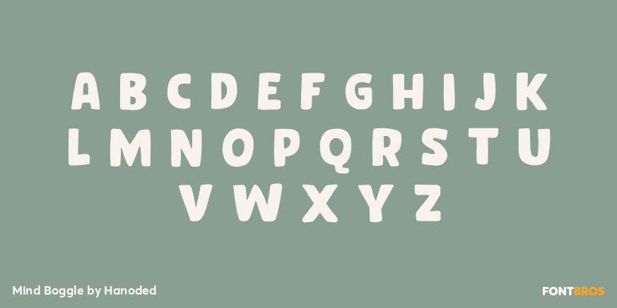 Mind Boggle Font Family by Hanoded | Font Bros