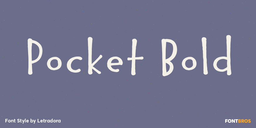 Pocket Bold Font Style by Letradora | Font Bros