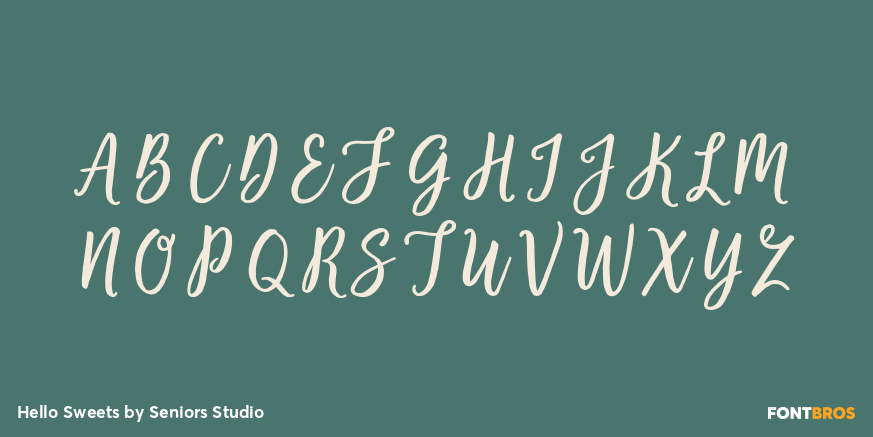 Hello Sweets Font Family by Seniors Studio | Font Bros