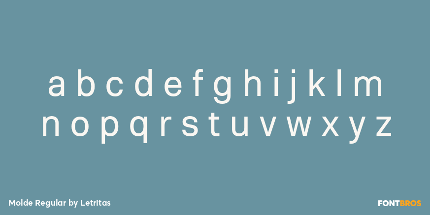 Molde Regular Font Style by Letritas | Font Bros