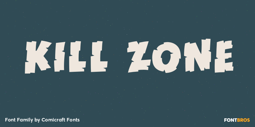 Kill Zone Font Family by Comicraft Fonts | Font Bros