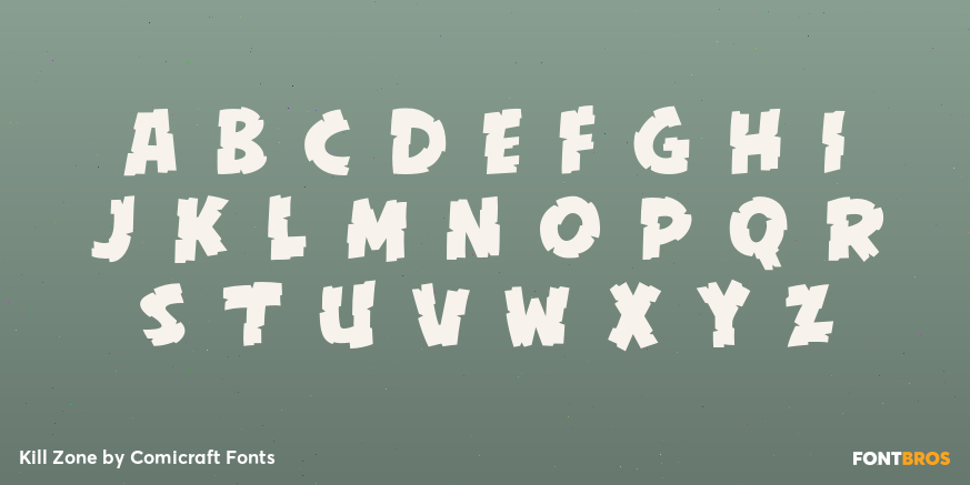 Kill Zone Font Family by Comicraft Fonts | Font Bros